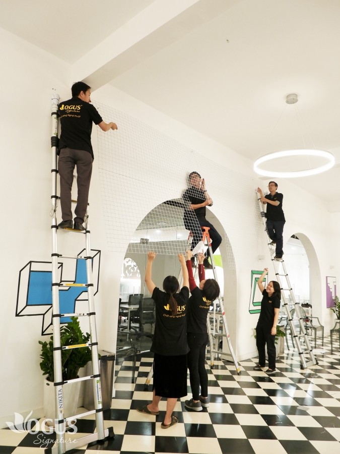 HÀNG TRĂM CON ÉN KHỔNG LỒ MANG KHÔNG KHÍ XUÂN VỀ BKHUP CO-WORKING SPACE ...